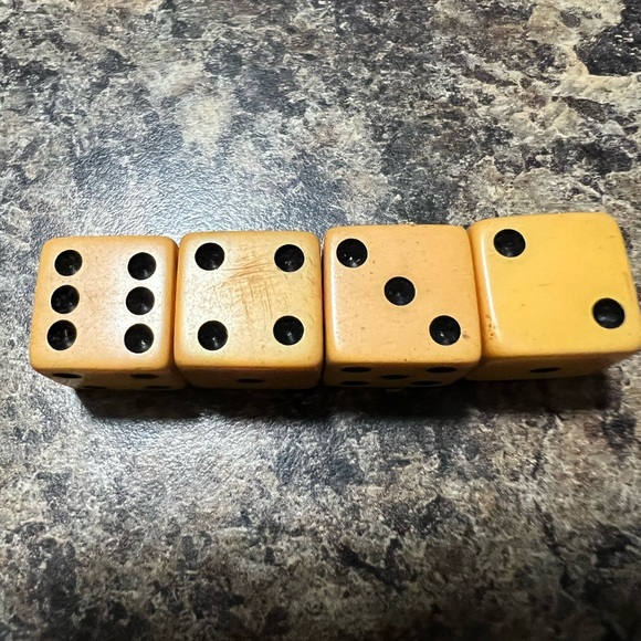 Bakelite | Other | Vintage Bakelite Dice | Poshmark